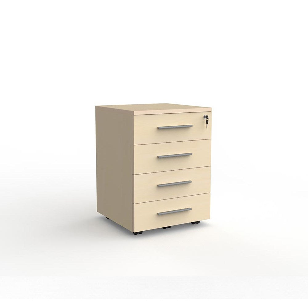 Cubit Locking 4-Drawer Mobile Storage Unit